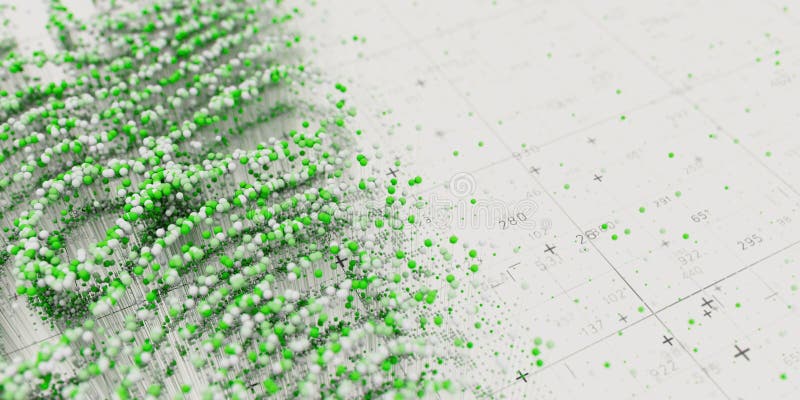Abstract Data Clusters Visualization. AI Technology Neural Patterns Stock Photo - Image of ...