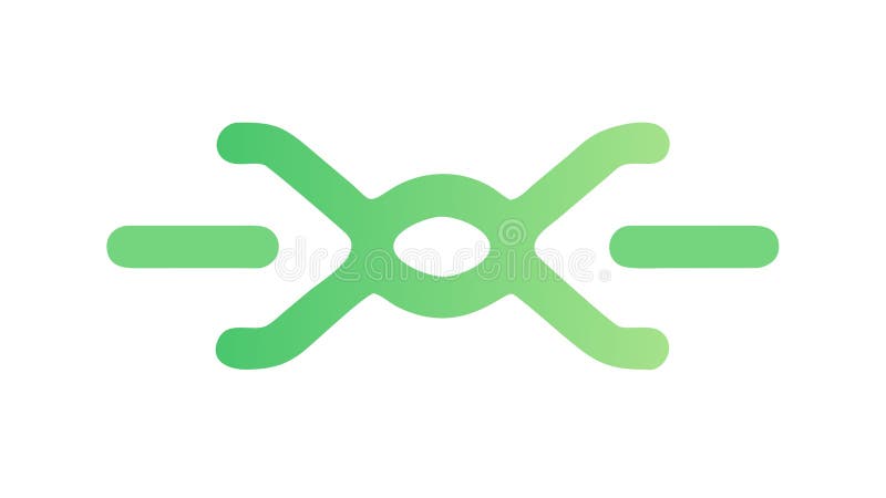 Abstract Data or Connection Icon, Representing Network , Vector Design Generative AI Stock ...