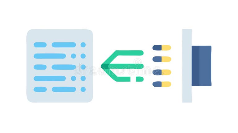 Abstract Data Flow Lines, Digital Information Stream, Network Pattern ...