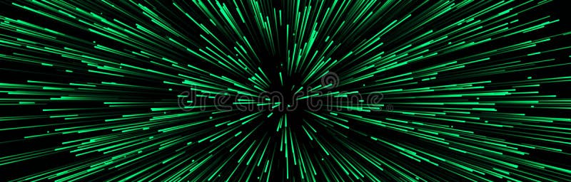Abstract Data Flow Space. Light Rays. Explosion Effect. Sci-fi Motion ...