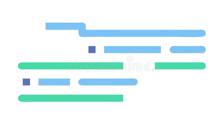 Abstract Data Lines Icon for Programming and Information, Vector Design Generative AI Stock ...