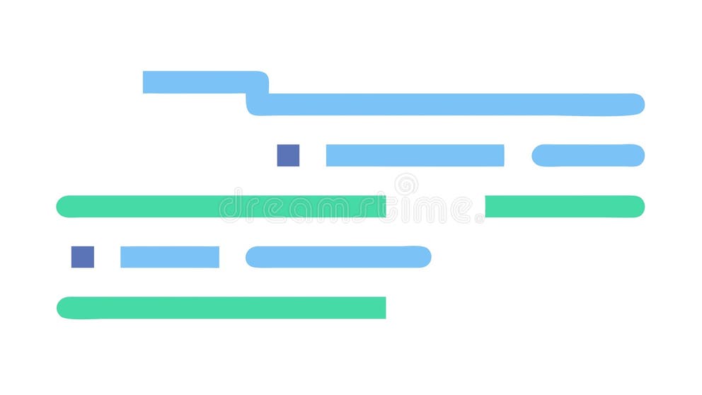 Abstract Data Lines Icon for Programming and Information, Vector Design Generative AI Stock ...