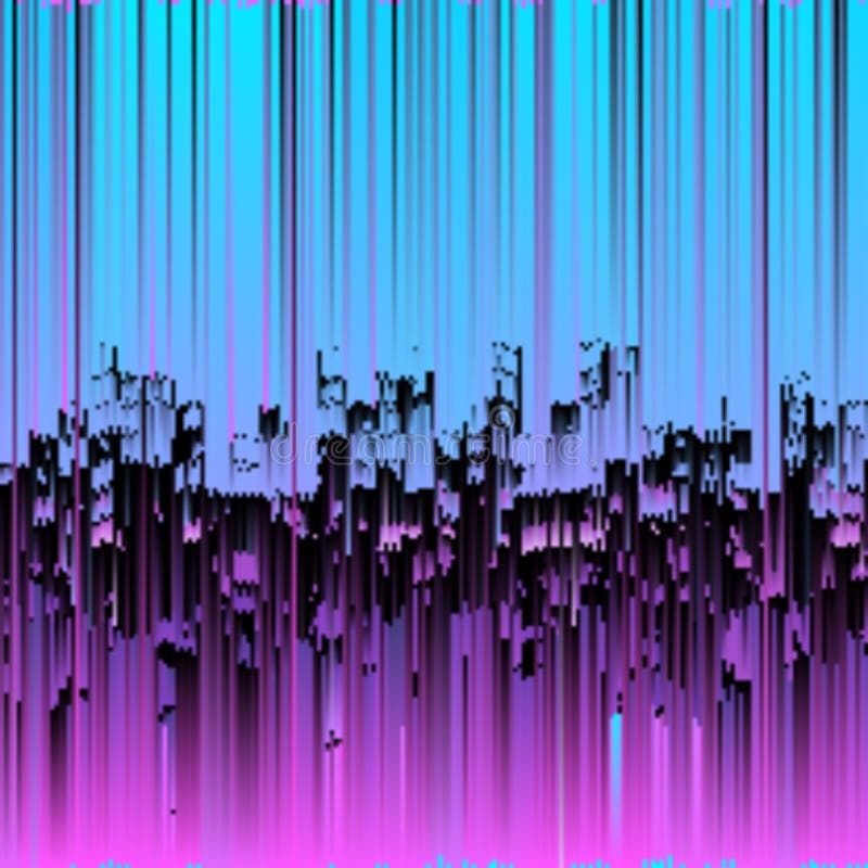 Abstract Data Moshing Background. Distorted Gradient Datamosh Effect ...
