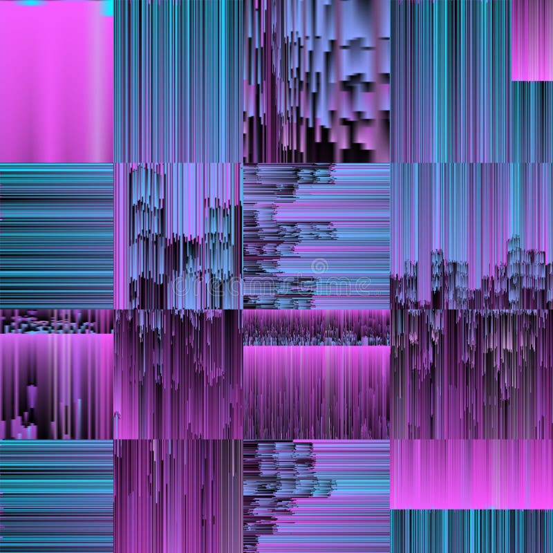 Abstract Data Moshing Background. Distorted Gradient Datamosh Effect ...