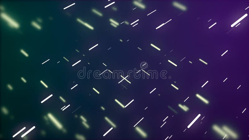 Abstract Data Particles Moving in a Cyberspace, Leaving Light Trails ...