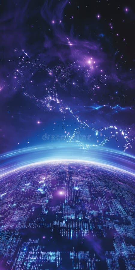 Abstract Data Representation of a Vibrant Space with Cosmic Elements ...