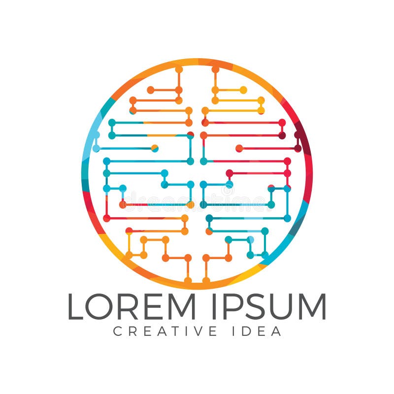 Abstract Data Sharing Network Logo Design. Stock Vector - Illustration ...