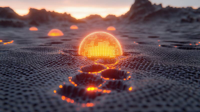 The Abstract Data Stream Features Vibrant Neon Yellow, Orange, and Blue ...