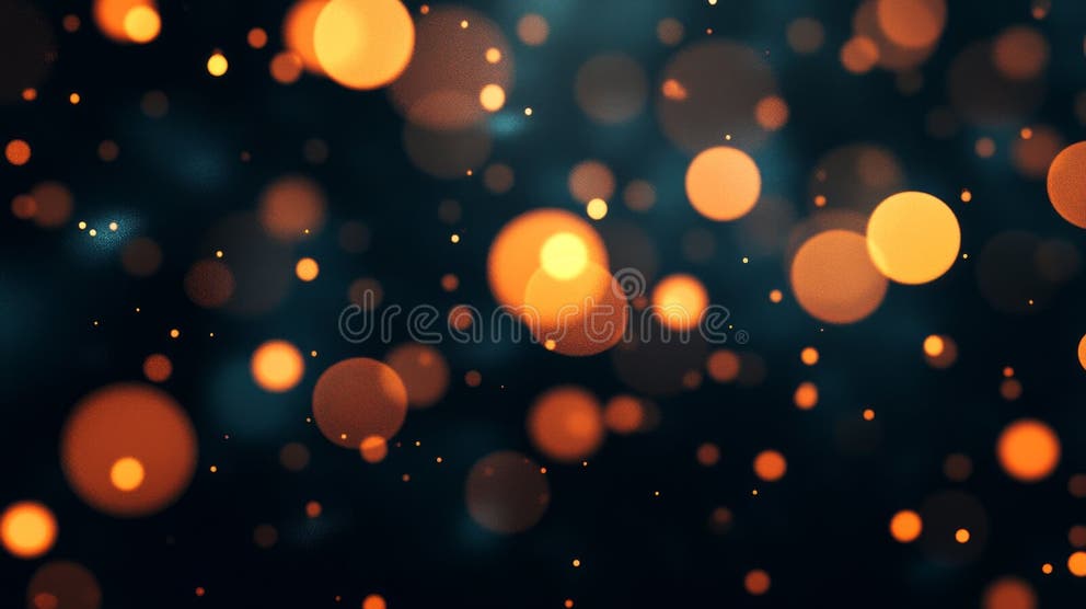 An Abstract Data Stream, Featuring Glowing Orange Particles and Binary Code Stock Photo - Image ...