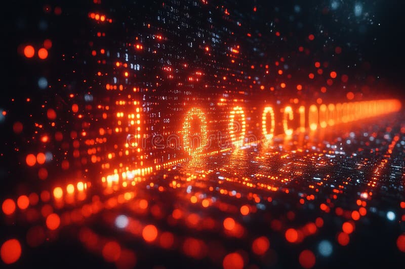 An Abstract Data-themed Background, Modern and Technical, Design Theme ...