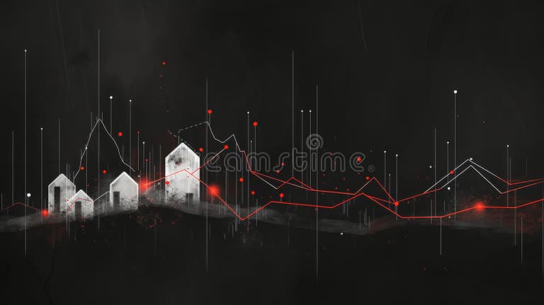 Abstract Data Visualization with Economic Trends and Analytics Stock ...