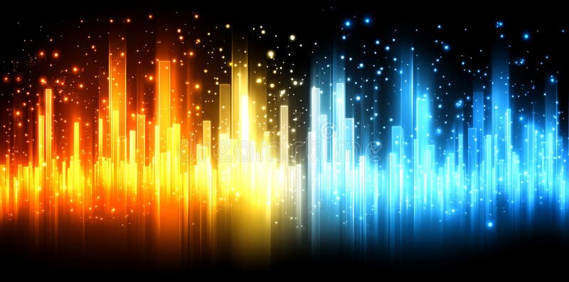 Abstract Data Visualization Featuring Dynamic Interactive Financial ...