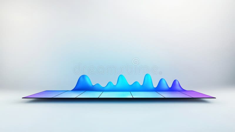 Abstract Data Wave Visualization Fluid Data Digital Wave Vibrant Colors ...