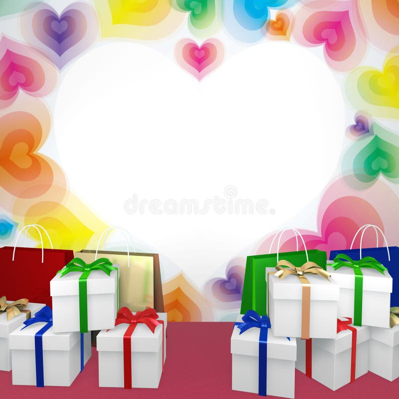 Abstract Decoration Gift Image Stock Illustration - Illustration of ...