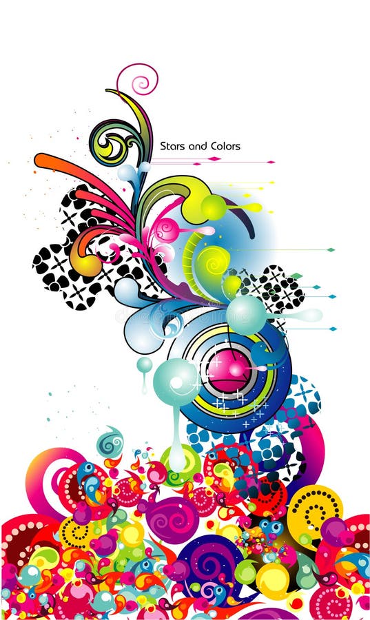 Abstract decoration vector stock vector. Illustration of abstract ...