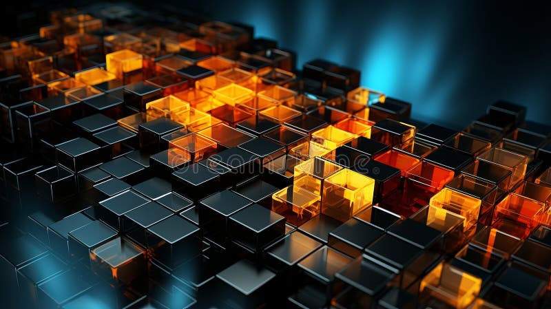 Abstract Decorative Background 3d Rendered Wallpaper Sleek Design Stock ...