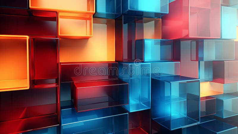 Abstract Decorative Background 3d Rendered Wallpaper Sleek Design Stock ...