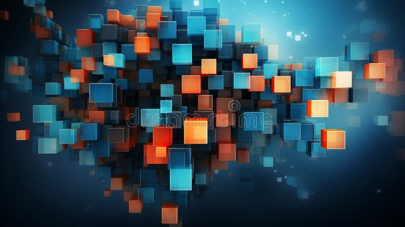 Abstract Decorative Background 3d Rendered Wallpaper Sleek Design Stock ...