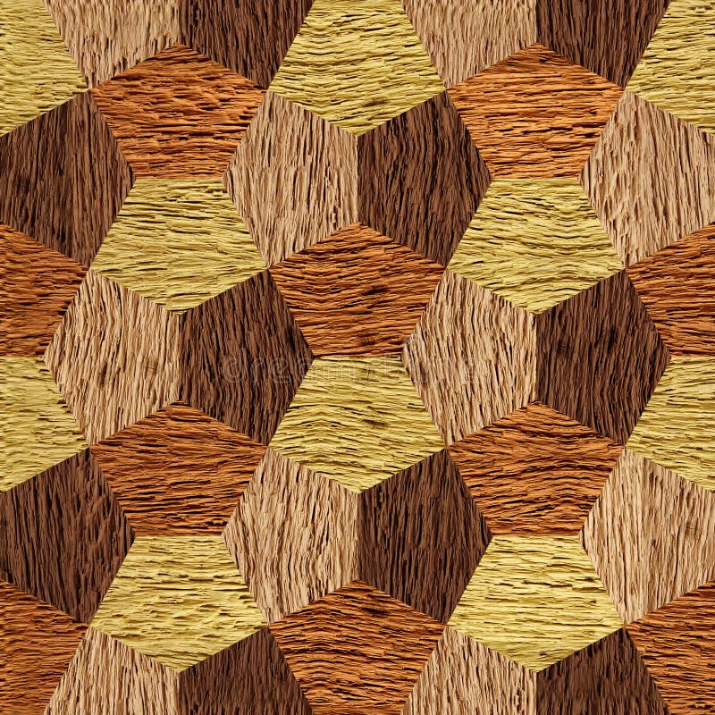 Abstract Decorative Blocks - Seamless Background - Wood Texture Stock ...