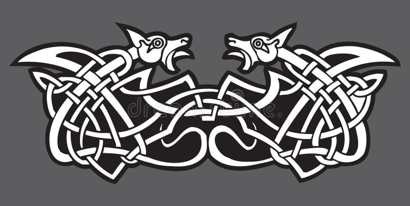 Celtic Wolf Knotwork