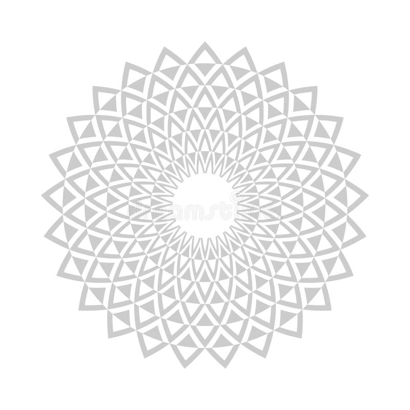 Abstract Decorative Circle Design Element Stock Vector - Illustration ...