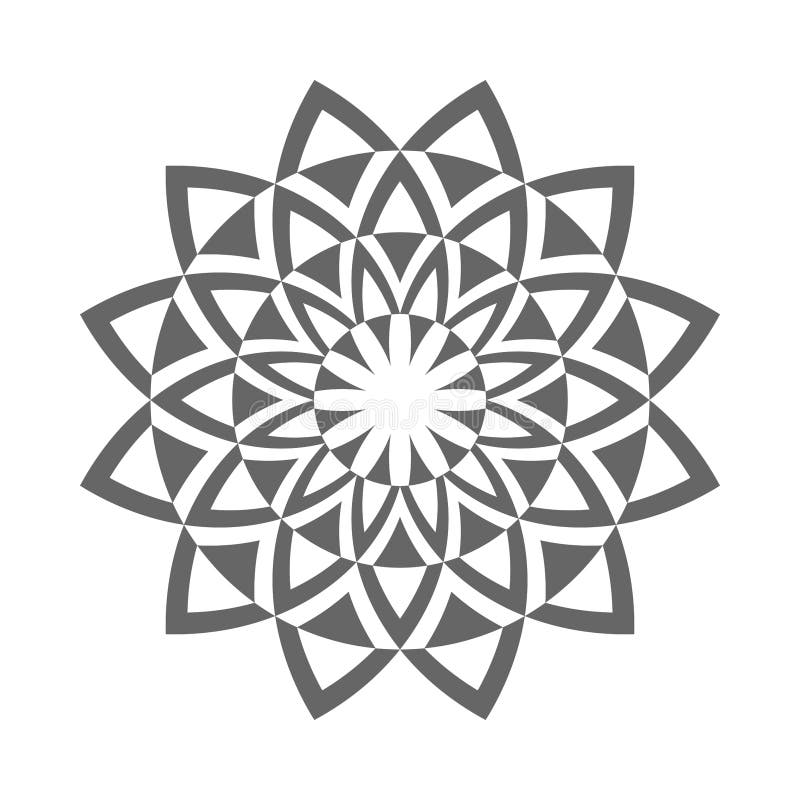 Abstract Decorative Circle Design Element Stock Vector - Illustration ...