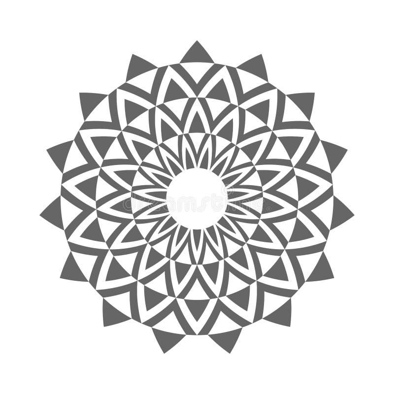 Abstract Decorative Circle Design Element Stock Vector - Illustration ...