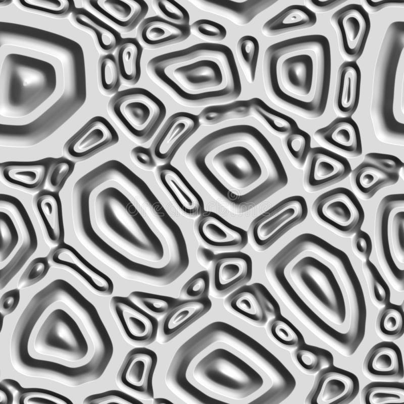 Abstract Decorative 3D White Background. Seamless Pattern Stock ...