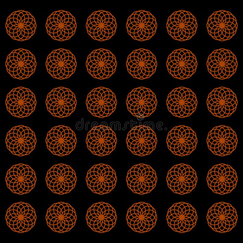 Abstract Decorative Ethnic Pattern. Simple Color Composition Stock ...