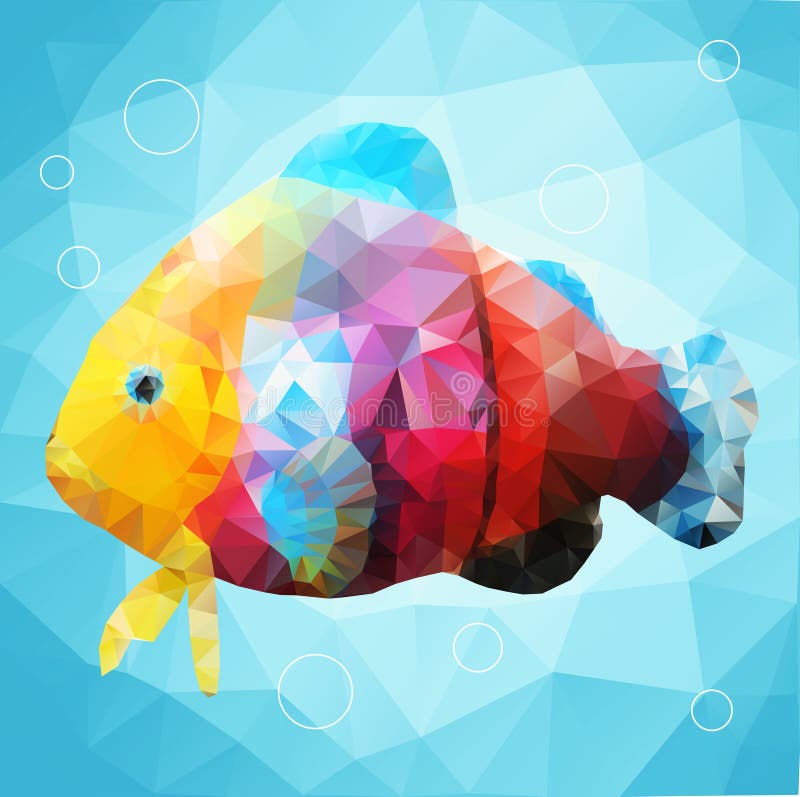 Fish Polygon Stock Illustrations – 1,157 Fish Polygon Stock ...