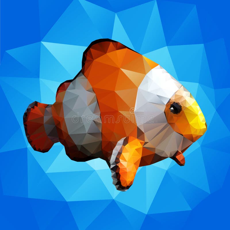Fish Polygon Stock Illustrations – 1,157 Fish Polygon Stock ...