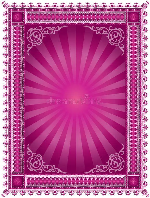 Abstract Decorative Frame stock illustration. Illustration of beige ...