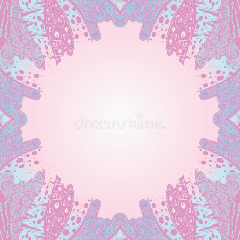 Abstract Decorative Frame, Background Stock Vector - Illustration of ...