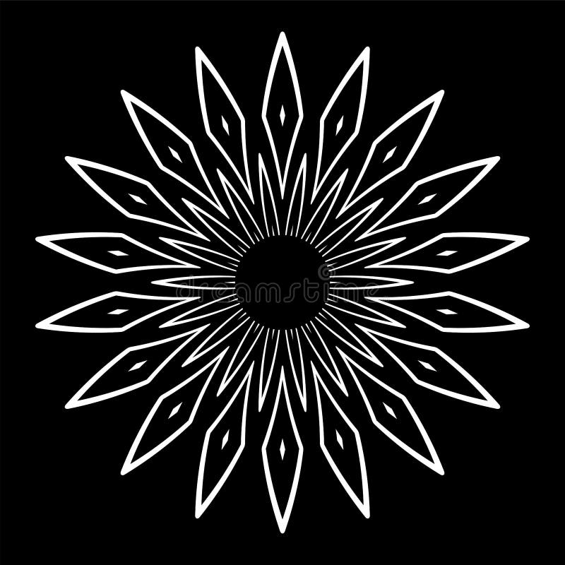 Abstract Decorative Geometric Circle Design Element Stock Vector Illustration Of Abstract