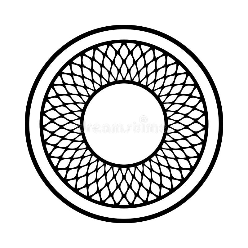 Abstract Decorative Geometric Circle Grid Pattern Stock Vector ... Abstract Decorative Geometric Circle Grid Pattern Stock Vector ...
