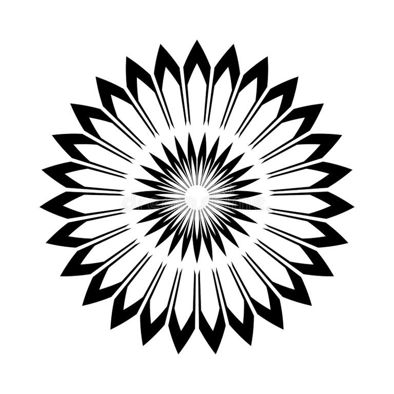 Abstract Decorative Geometric Design Element Stock Vector ...