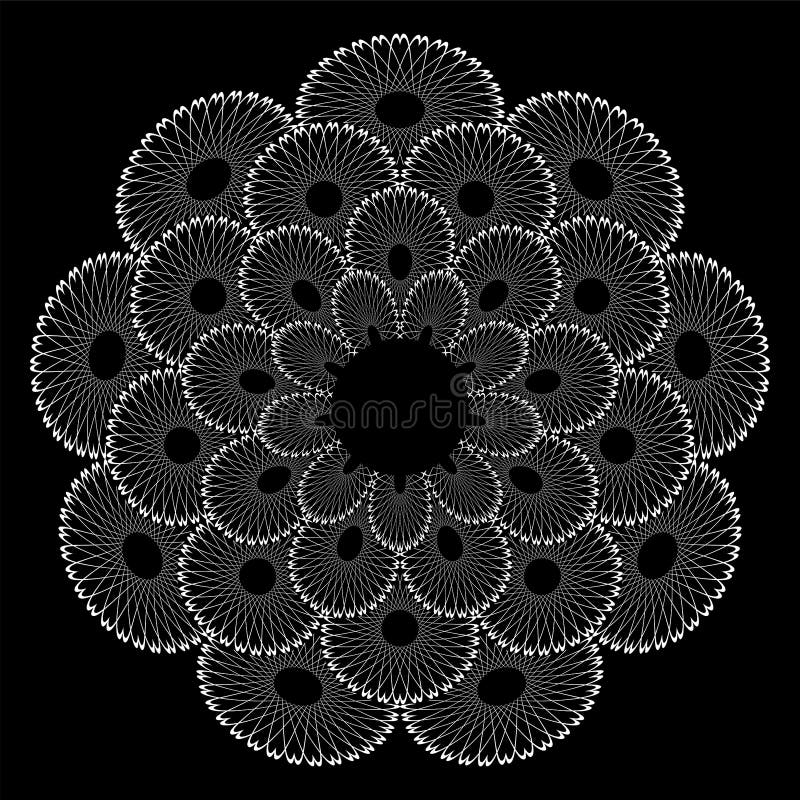 Circle Lacy Pattern. Lattice Grid Texture. Abstract Design Element ...