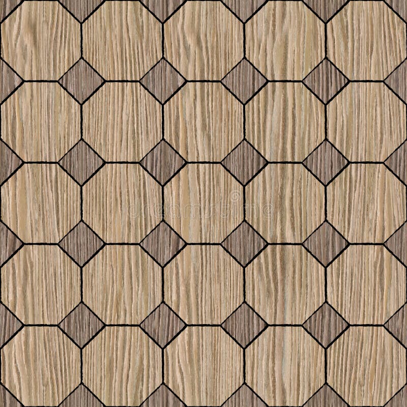 Abstract Decorative Paneling - Seamless Background - Blasted Oak Stock ...