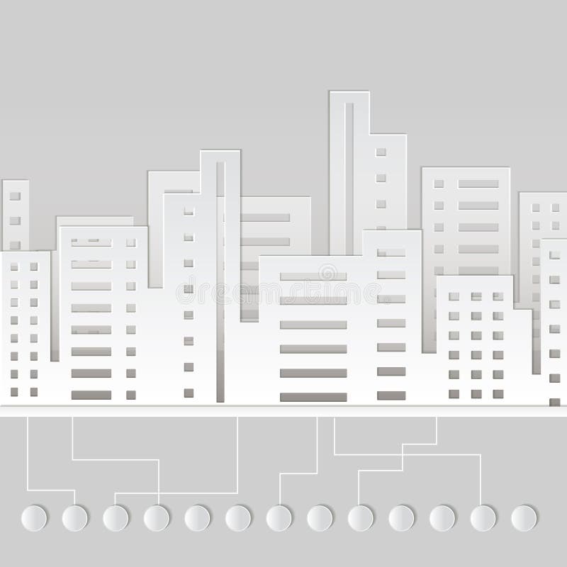 Paper city stock vector. Illustration of environment - 30251735