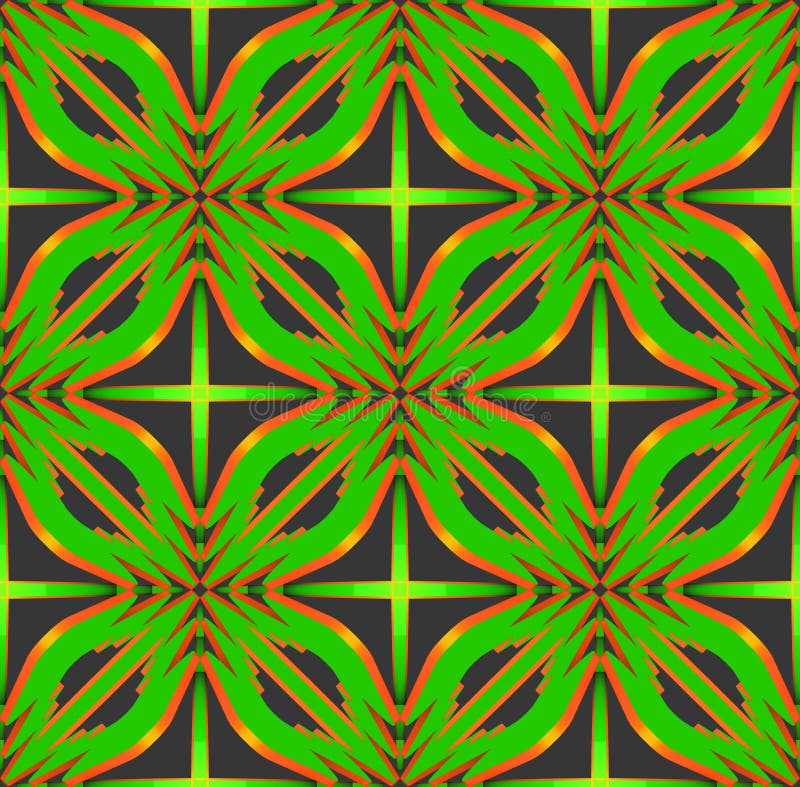 Abstract Decorative Patterns Backgrounds. 3d Illustration. Stock ...