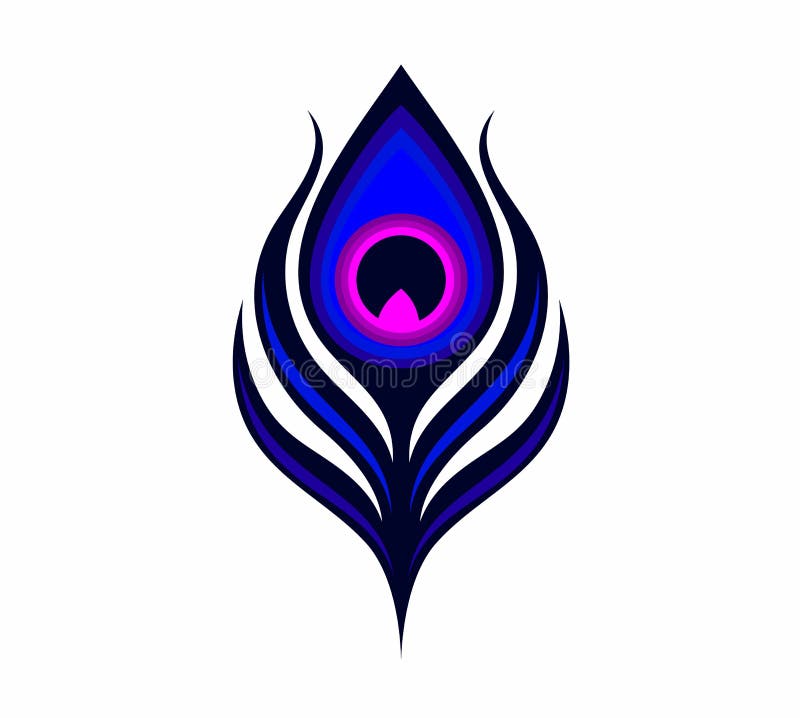 Peacock Feather Logo Design