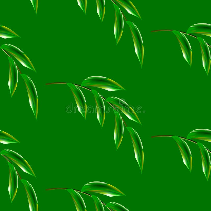 Abstract Decorative Seamless Pattern of Autumn Leaves Beautiful Leaf ...