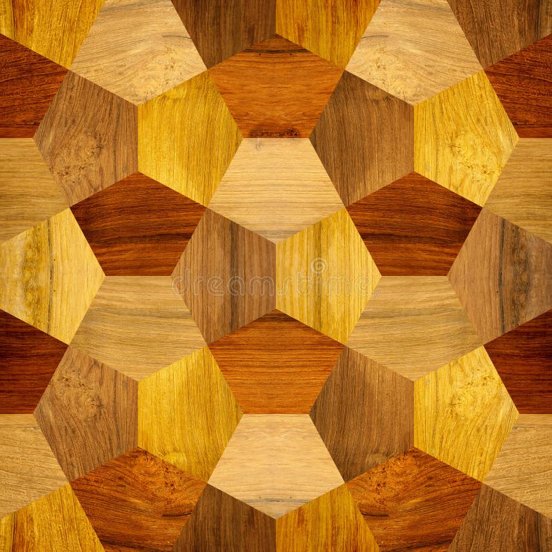 Abstract Decorative Tiles - Seamless Background - Wood Texture Stock ...