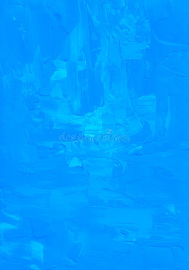 Abstract Deep Blue Background. Hand Painted Rough Texture Stock ...