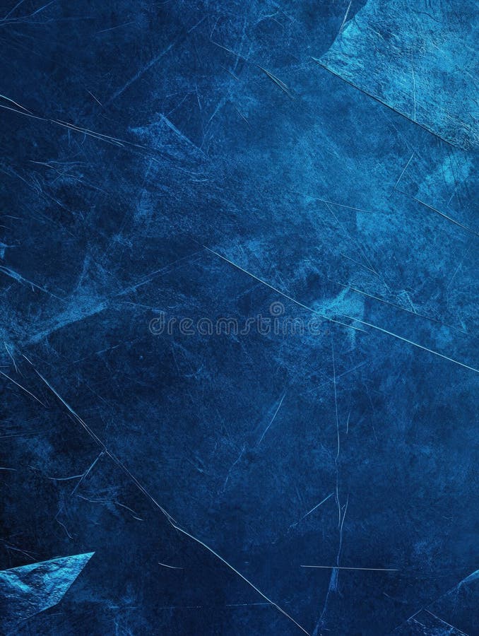 Abstract Deep Blue Ice Texture Background: Winter Frost Pattern on ...