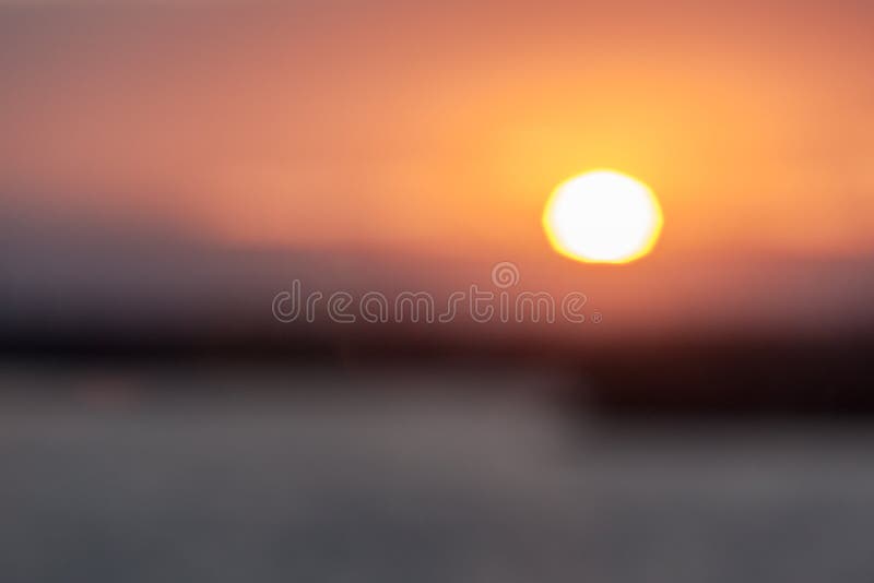 Abstract blurry sunset stock image. Image of light, horizon - 103199771