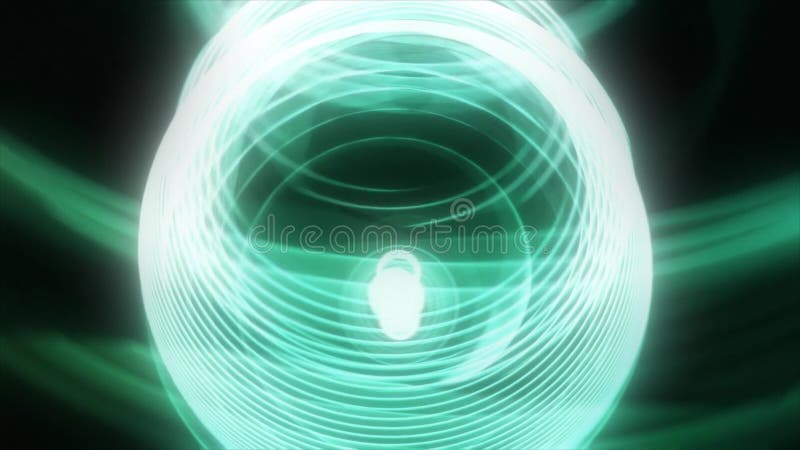 Animated Green Color Wavy Abstract Digital Particle Background Stock ...