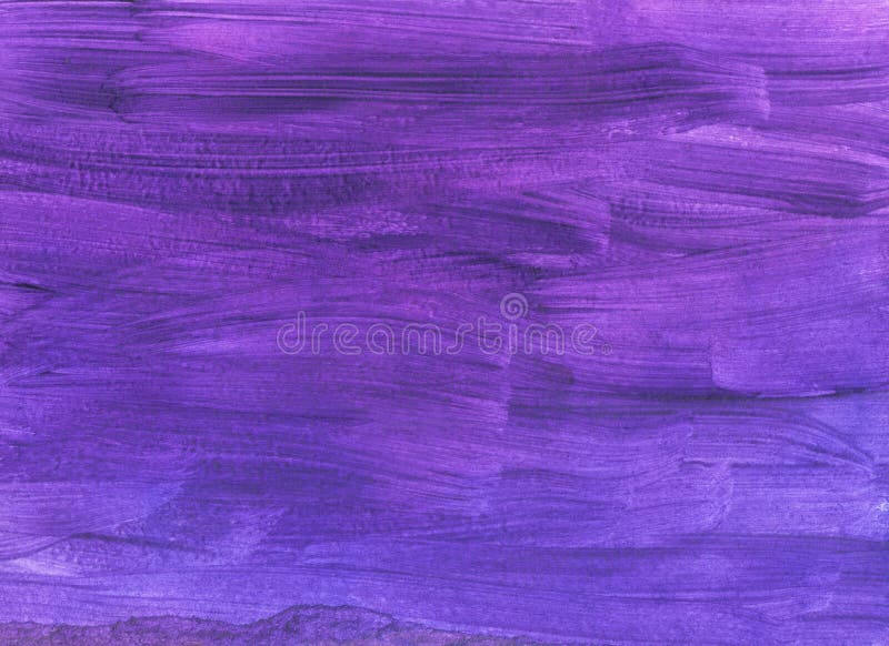 Abstract Deep Purple Textured Background. Rough Violet Brush Strokes on ...