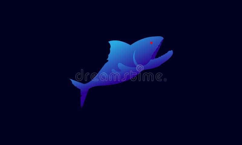 Abstract Deep Sea Fish Predator Logo Design Vector Icon Symbol Graphic ...