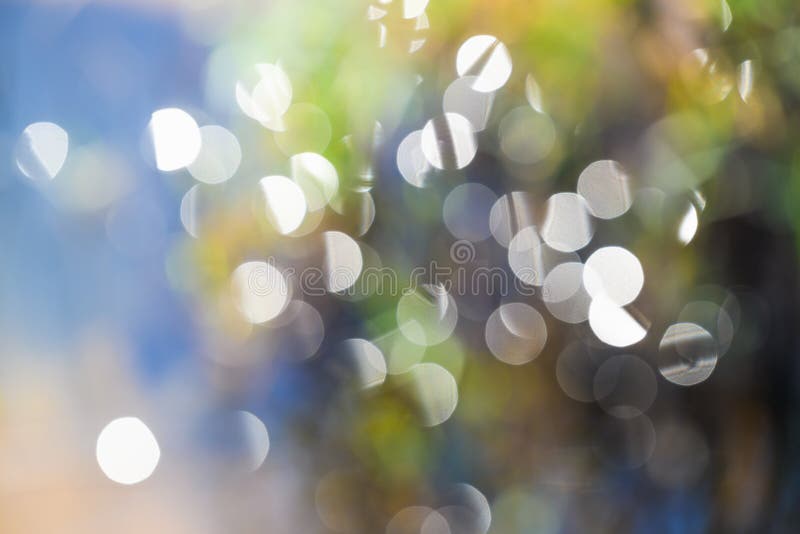 Defocus Lights of the Surface of the River Stock Photo - Image of ...